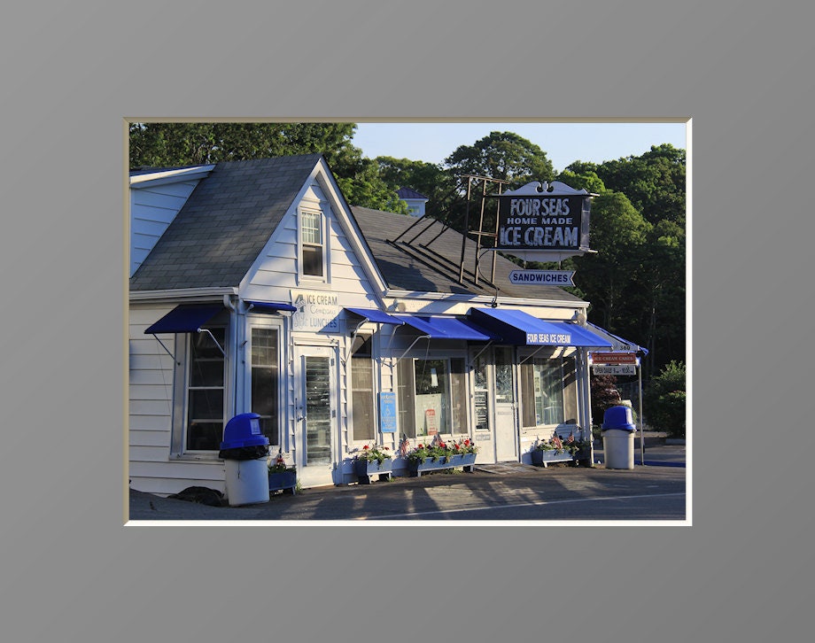 Cape Cod Ice Cream Photography Four Seas Photograph Summer Local Cape ...