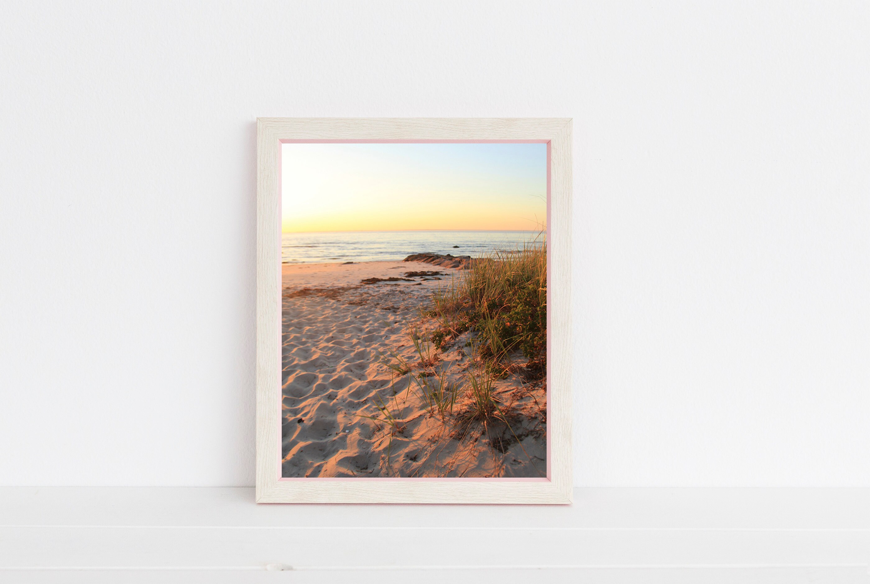 Beach Sunset Cape Cod Photography Seashore Old Silver Beach Falmouth ...