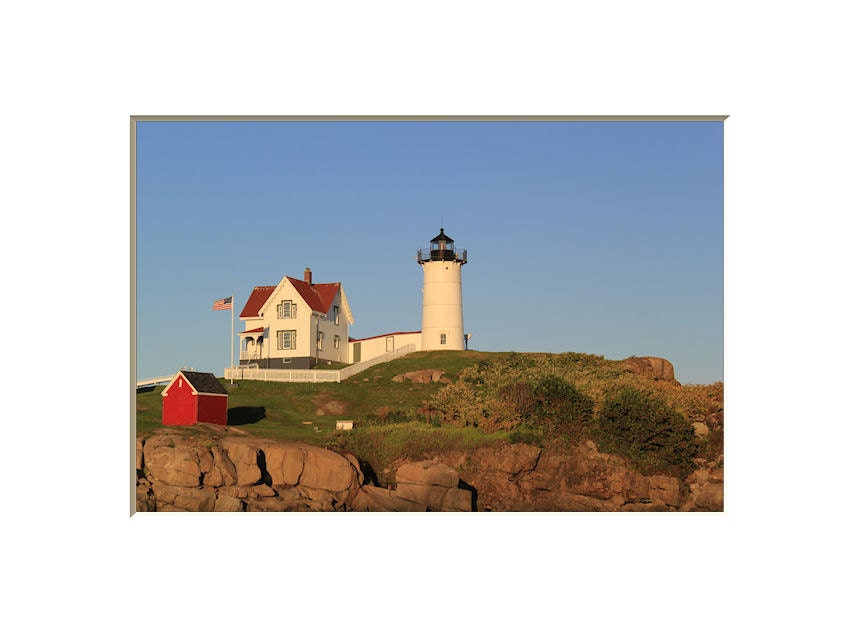 Maine Lighthouse Photography York Cape Neddick Point Nubble Light ...