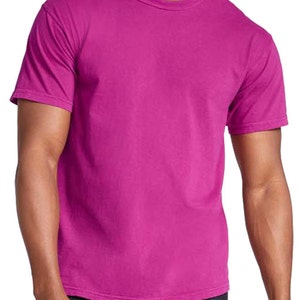 Embossed 3D Puff Embroidered Foam State Tshirt Comfort Colors Customize ...