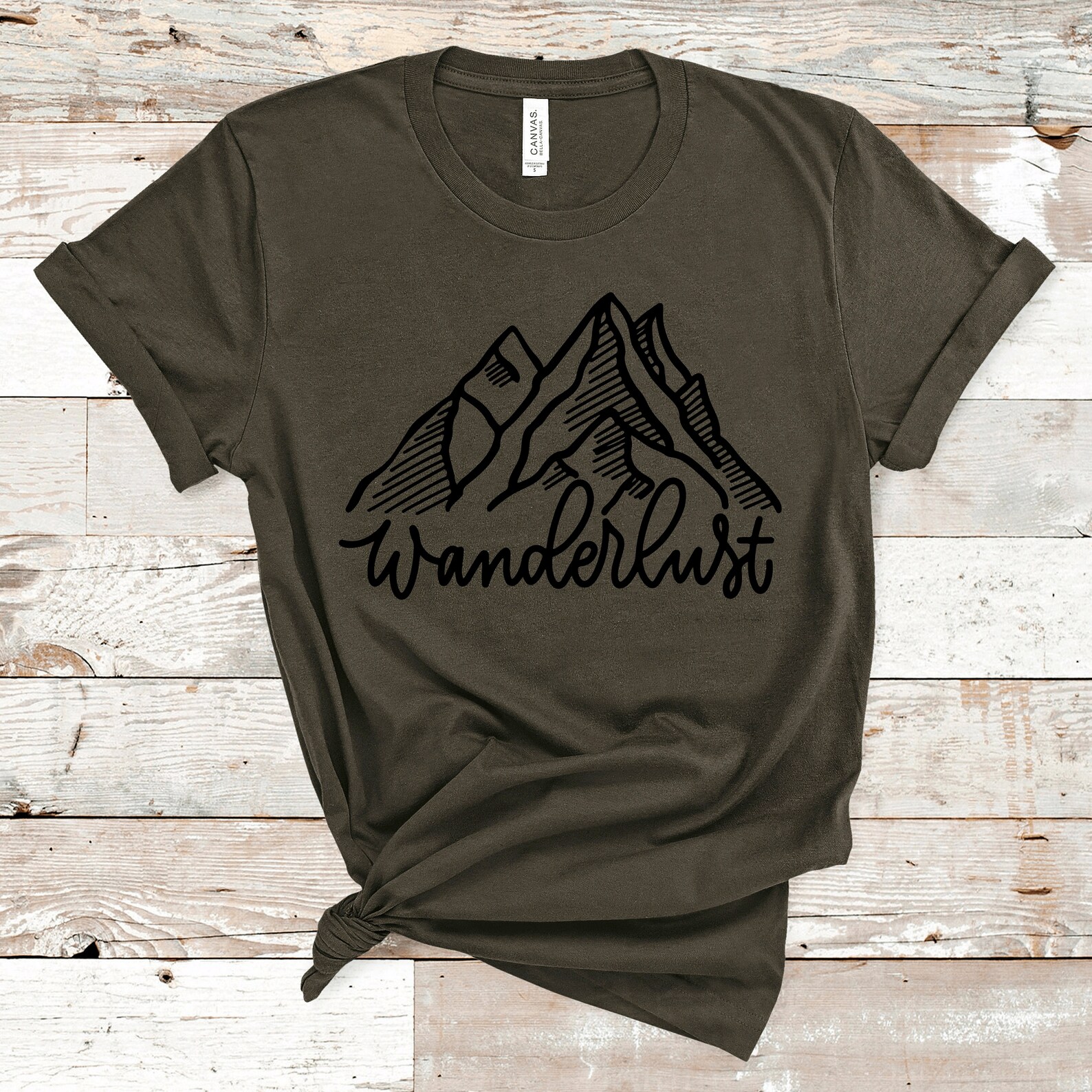 Wanderlust Shirt Glamping Tee Camping Hiking Backpacking | Etsy