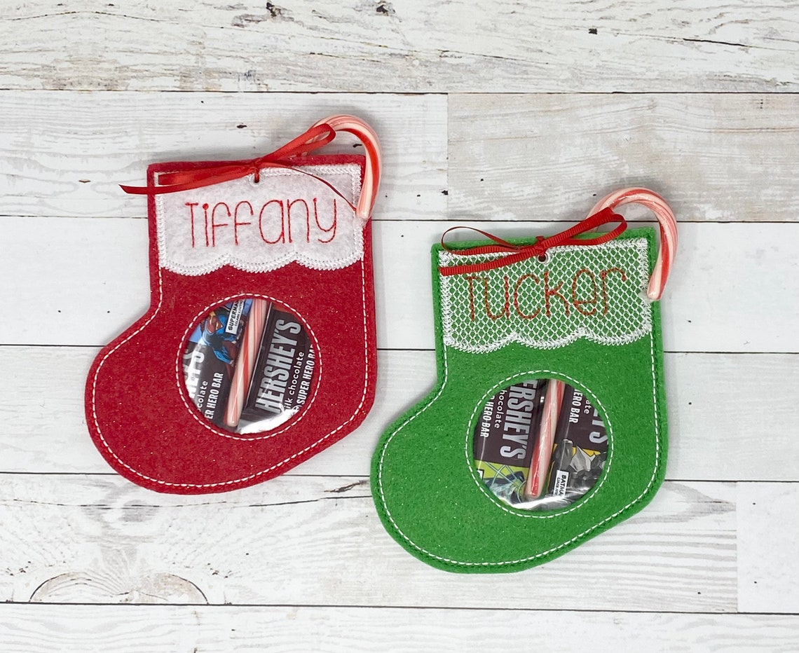 Christmas Stocking Treat Bag, Stocking Treat Bag, Christmas Candy ...