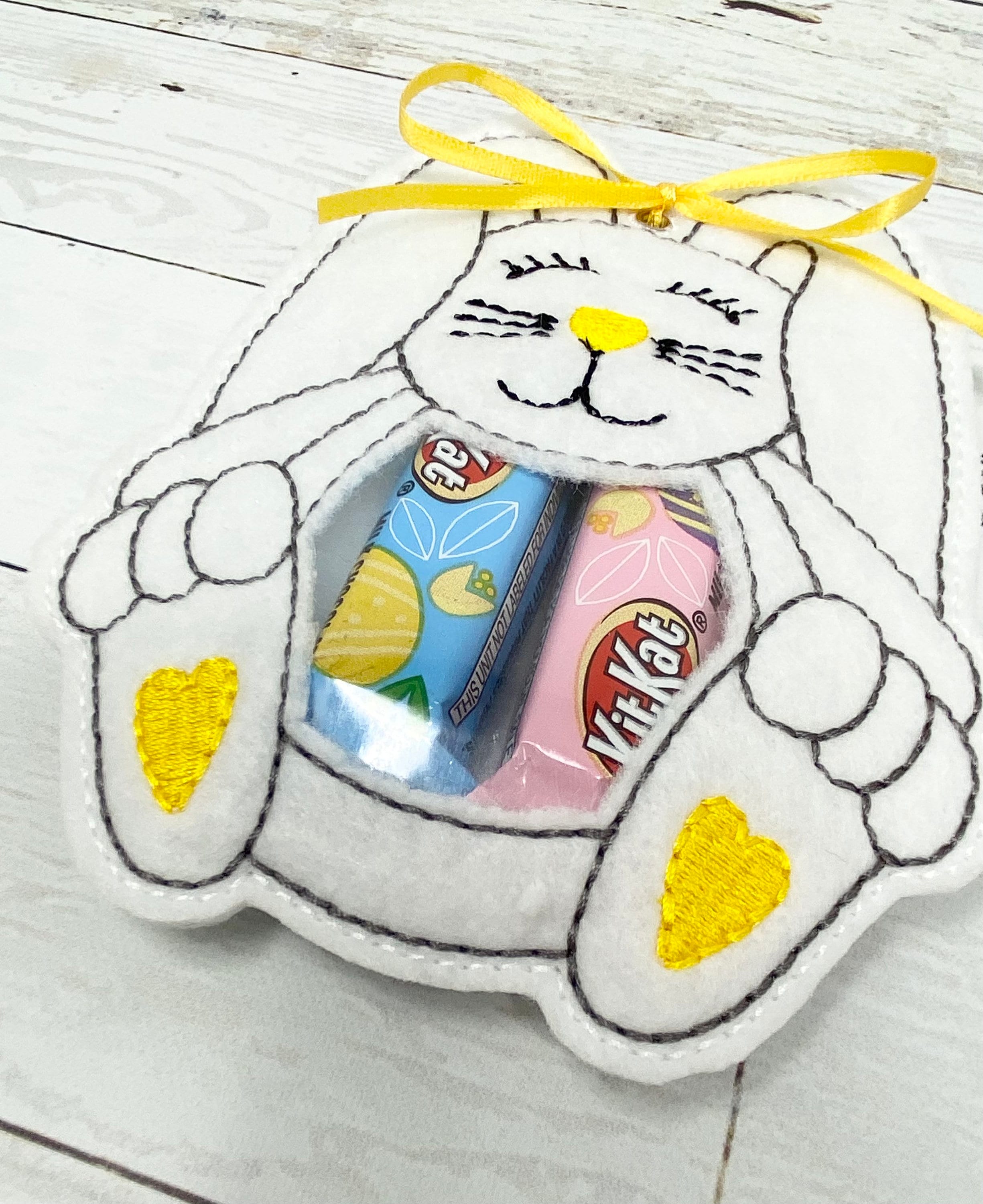 Floppy Ear Bunny Easter Treat Bag, Personalized Treat Bag, Easter Candy ...