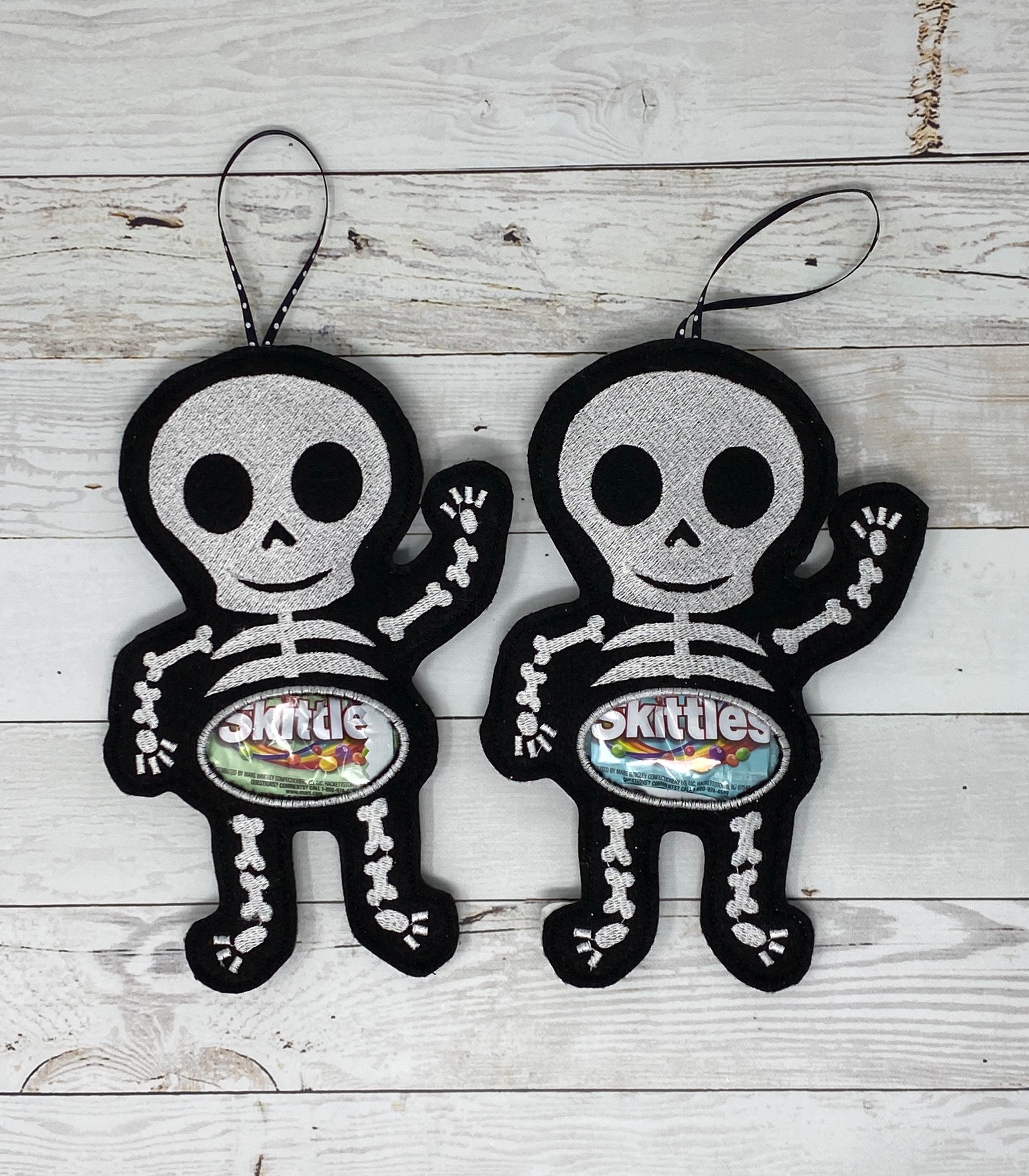 Skeleton Treat Bag, Mr Bones Treat Bag, Skeleton Candy Holder, Party ...