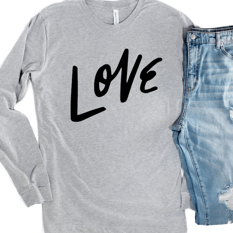 Love Shirt Love T-shirt Gift for Fiance Love Tee Newlywed - Etsy