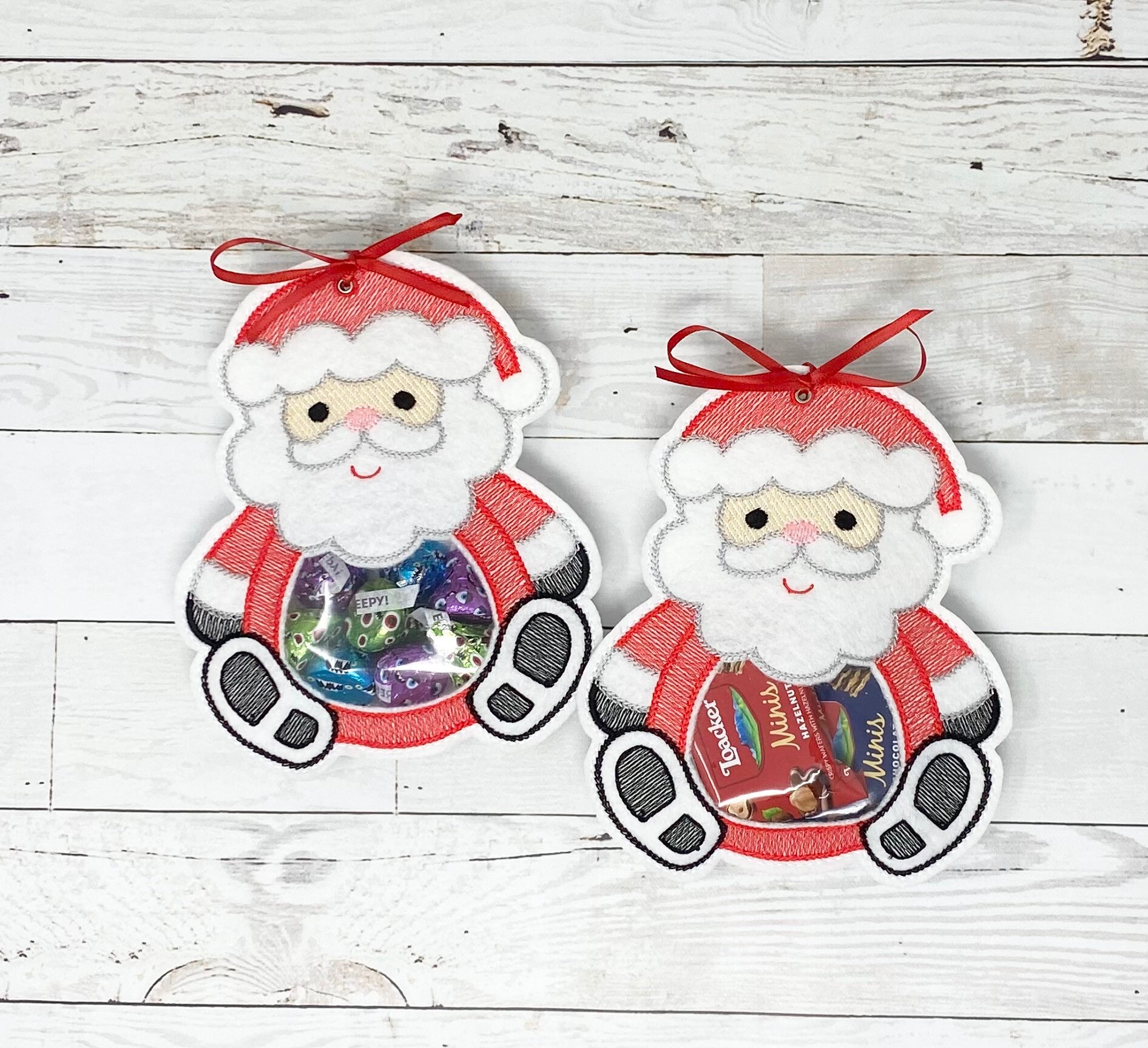 Santa Claus Treat Bag, Santa Treat Bag, Santa Candy Holder, Party ...