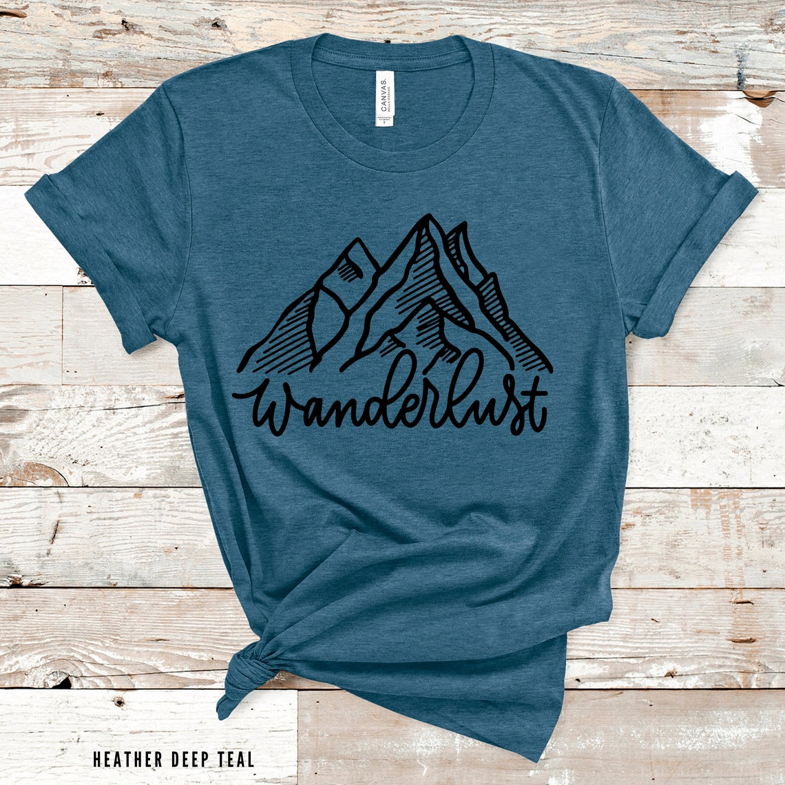 Wanderlust Shirt Glamping Tee Camping Hiking Backpacking | Etsy