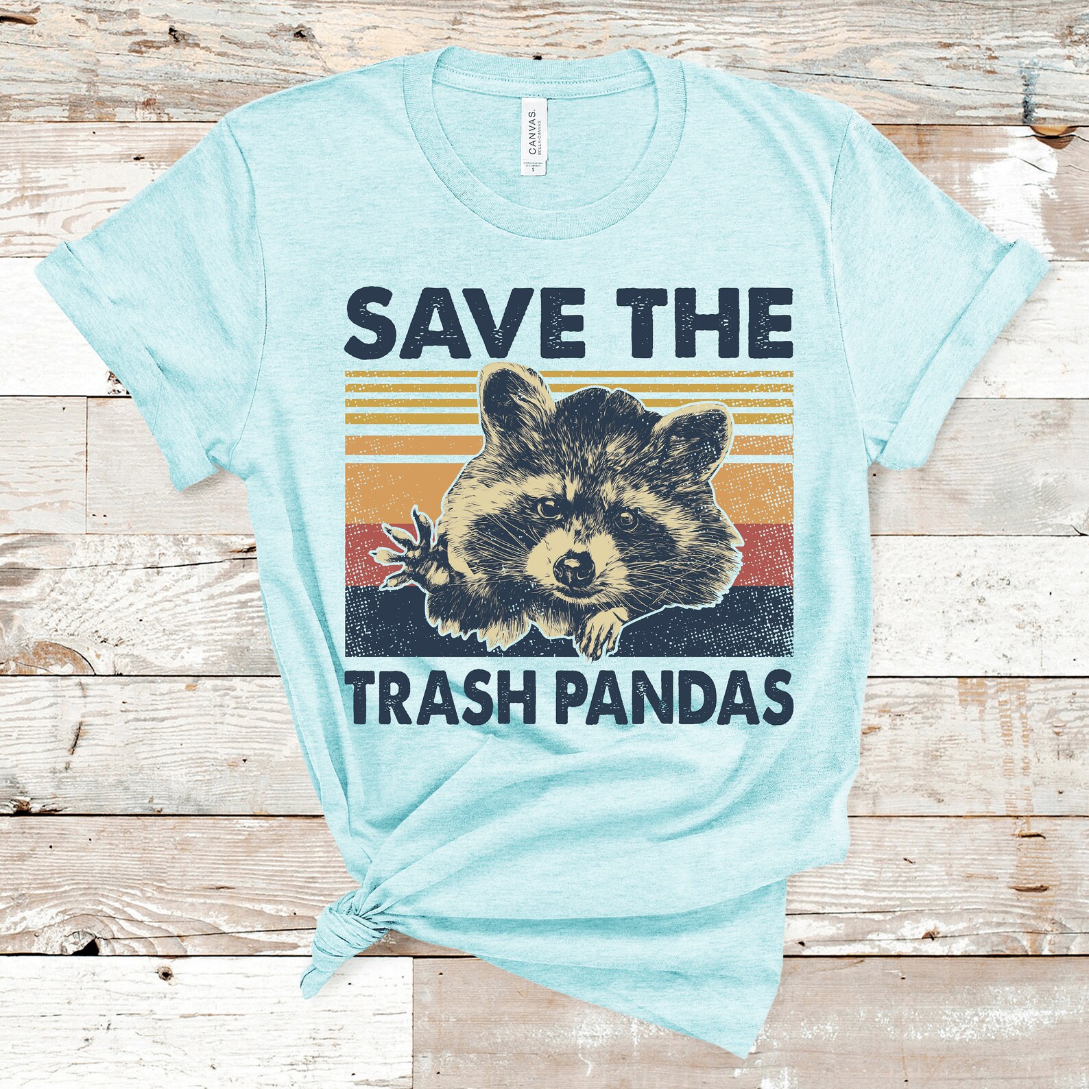 Save the Trash Pandas Shirt, Raccoon Shirt, Funny Graphic Tee, Cute ...