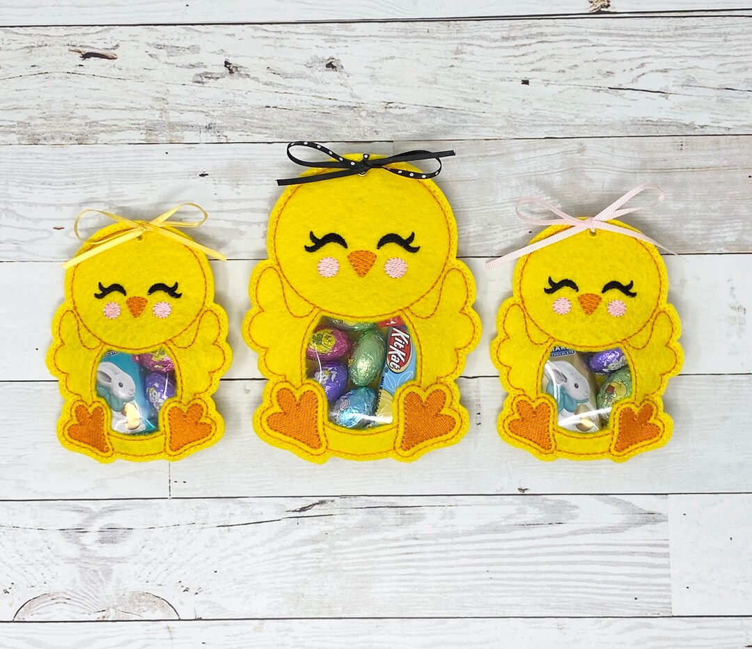 Easter Treat Bag, Chicken Treat Bag, Chick Bag, Easter Candy Holder ...