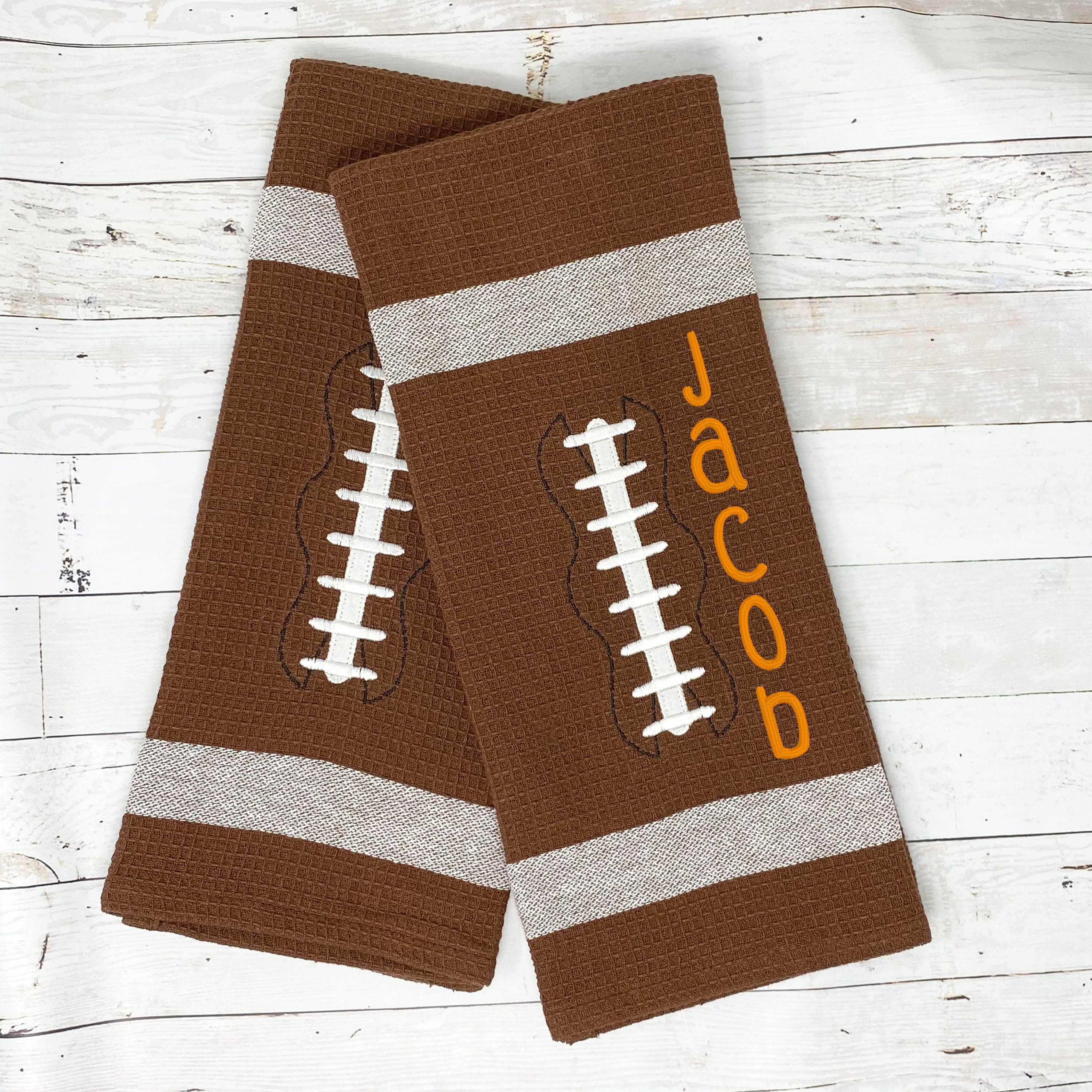 Personalized Embroidered Football Kitchen Name Football Team - Etsy