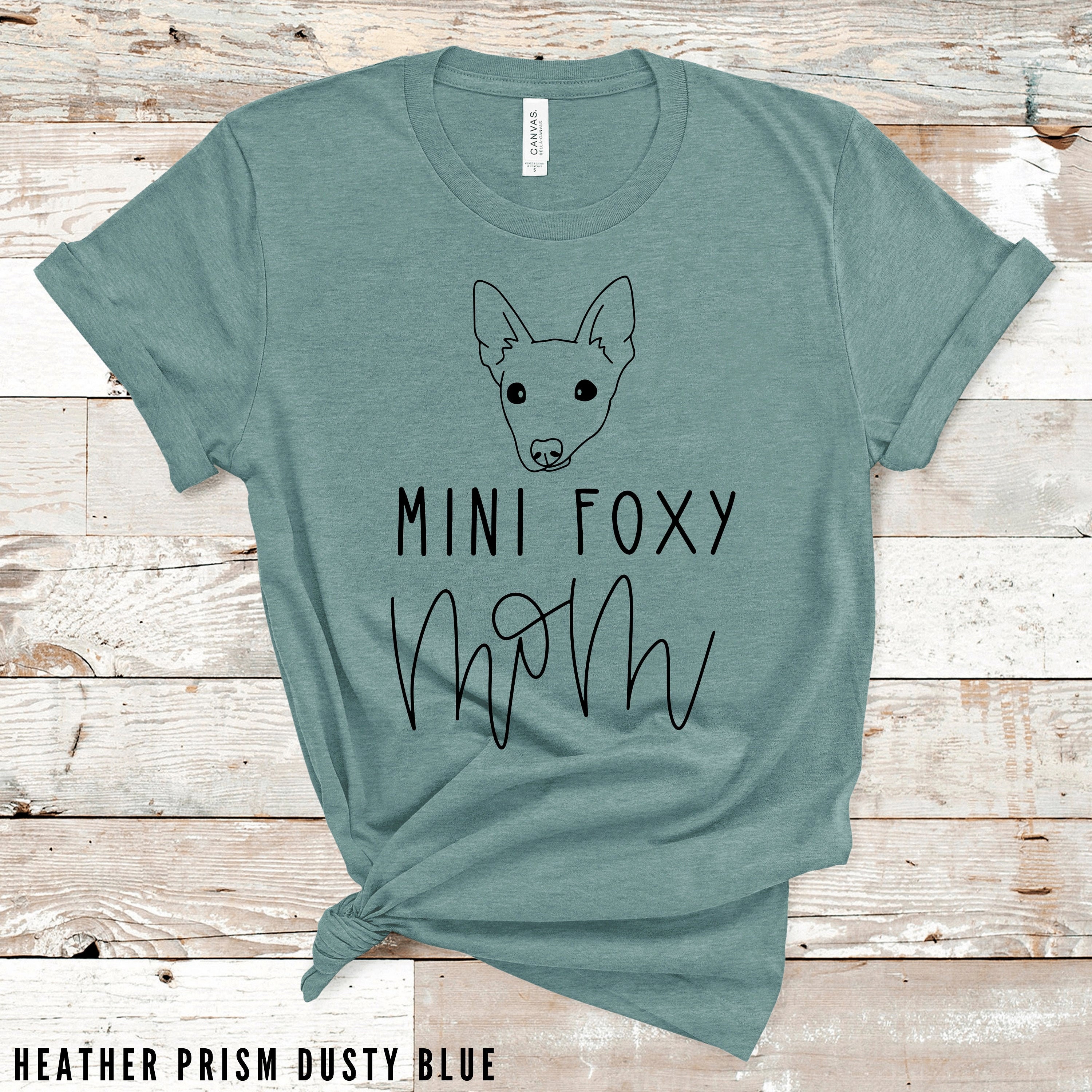 Mini Foxy Mom Shirt, Miniature Fox Terrier Shirt, Dog Mom, Love Dogs ...
