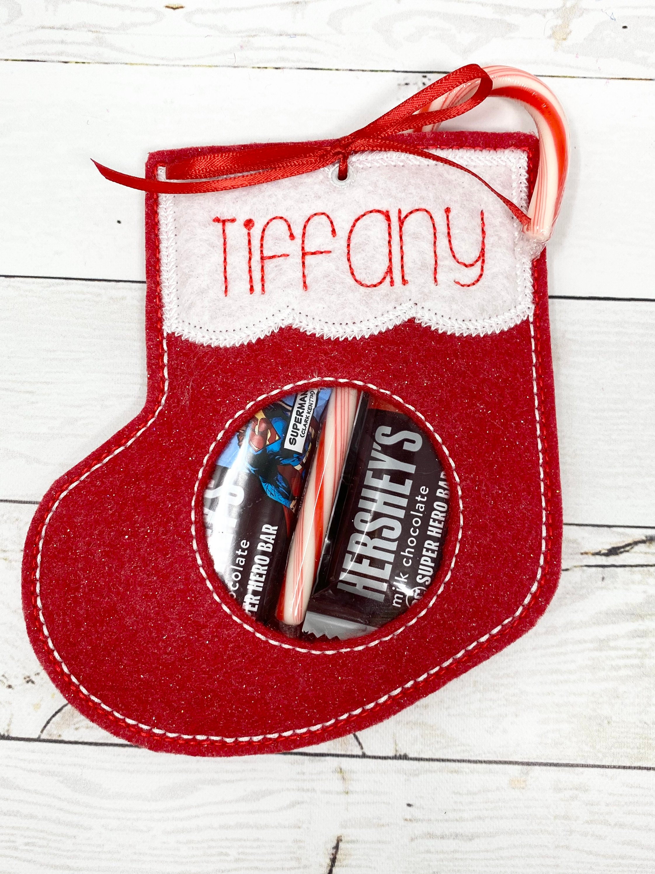 Christmas Stocking Treat Bag, Stocking Treat Bag, Christmas Candy ...