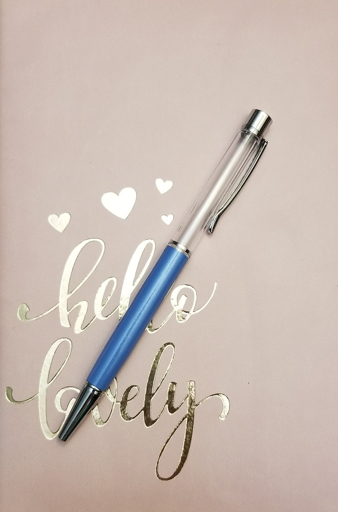 Floating Fillable Glitter Pens Blue - Etsy