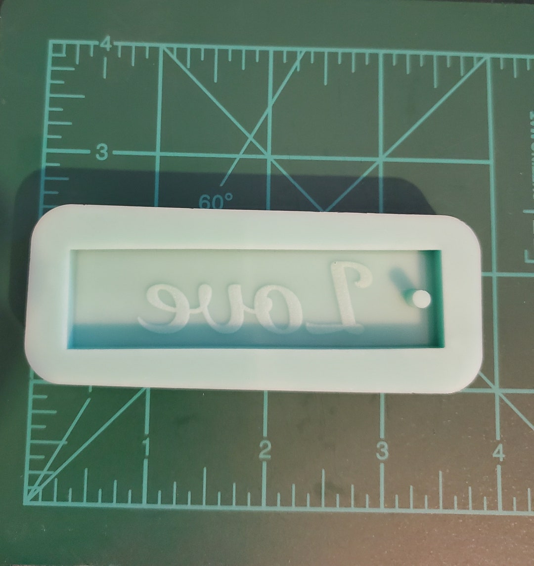 Word Silicone Keychain Mold, Word Mold, Keychain Mold, Conversation ...