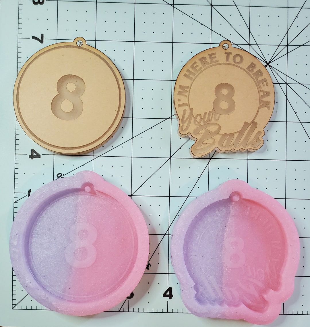 8 Ball Silicone Mold, Keychain Mold - Etsy