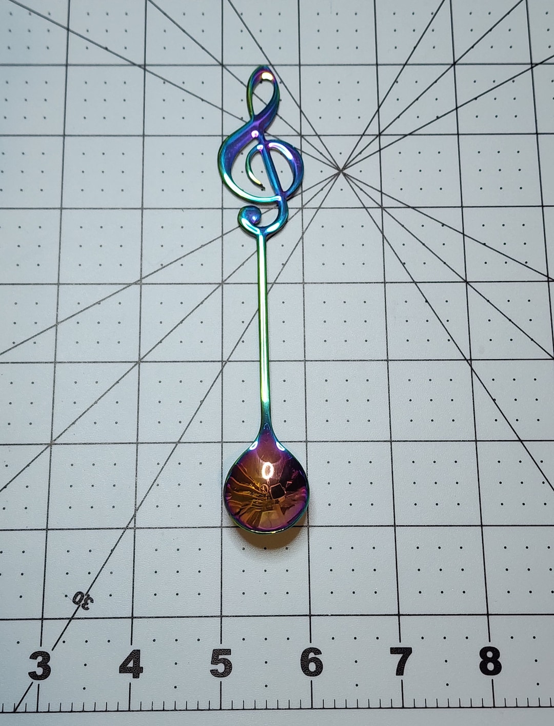 Treble Clef Spoon, Glitter Spoon, Coffee Spoon, Tea Spoon - Etsy