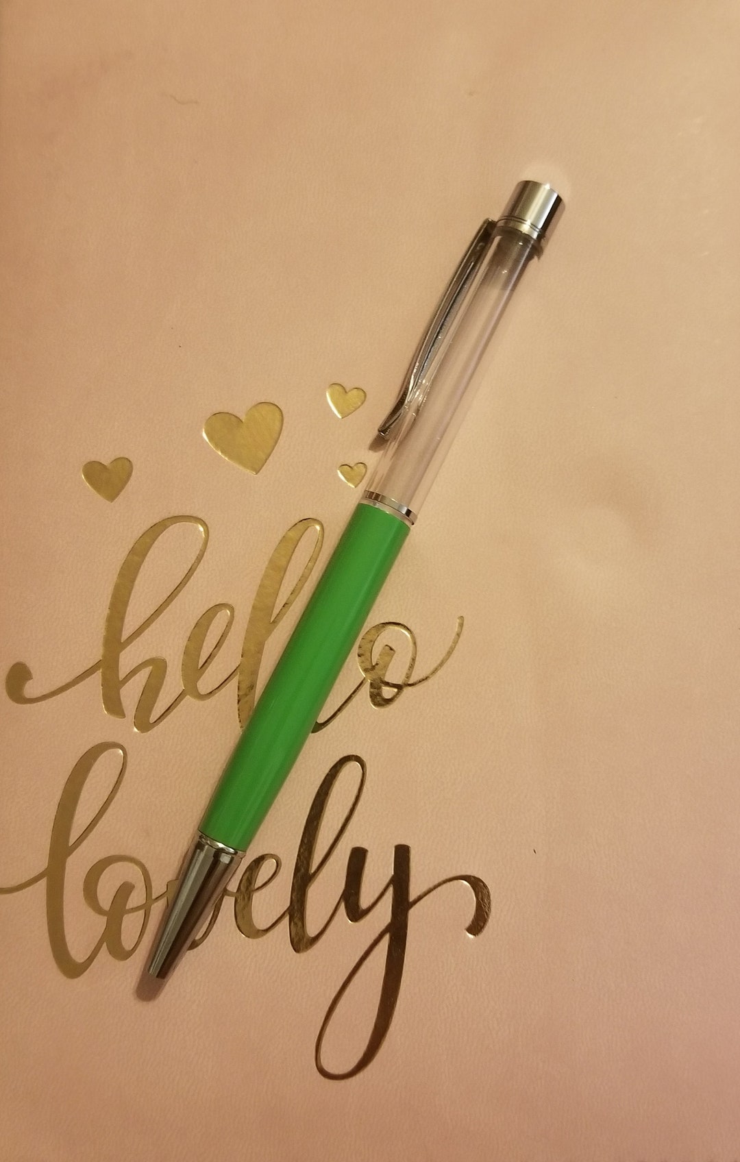 Floating Fillable Glitter Pens Bright Green - Etsy