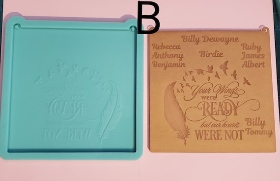 silicone mold plaque Memorial plaque Tools Molds etna.com.pe