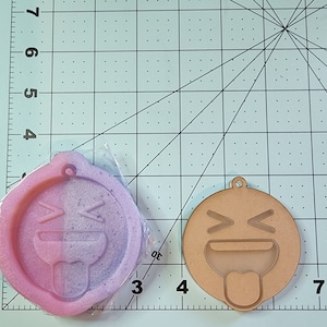 Emoji Faces Mold, Emoji Keychain Mold, Emoji, Silicone Mold, Silicone ...