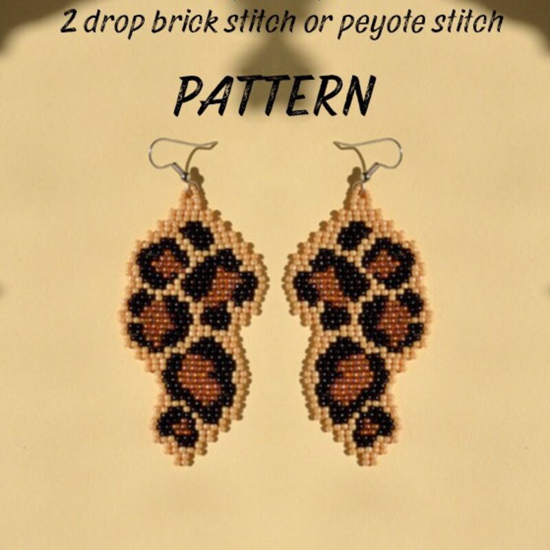 2 Drop Peyote Stitch - Etsy