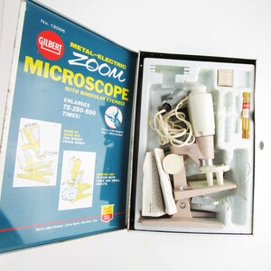 Super Fun 'gilbert Microscope and Lab Set' in Original Metal Box ...