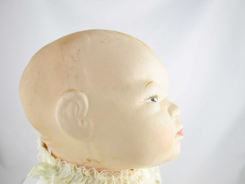 Vintage 'cry Baby' Doll Composite Head With Fabric | Etsy