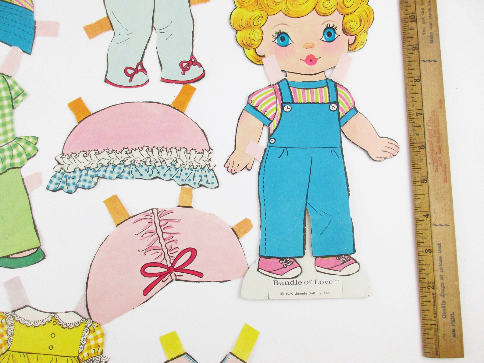 Fun With Paper Dolls 1969 'bundle of Love' Paper - Etsy