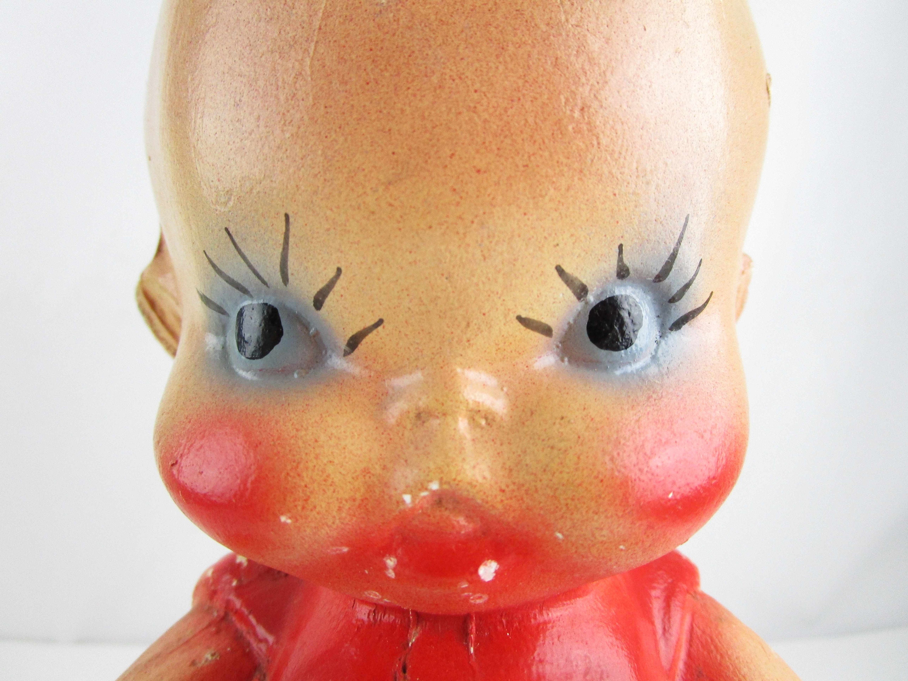 12 Tall Chalkware Doll Mid '30s Carnival Doll | Etsy