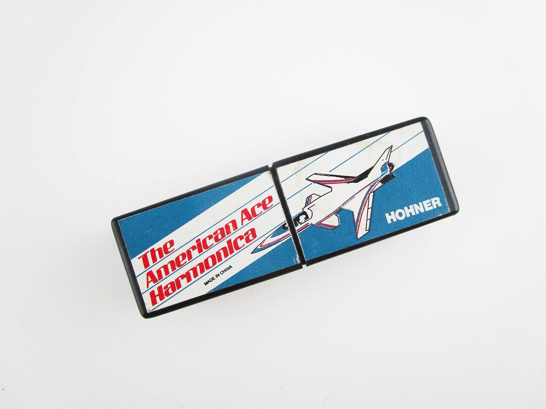 A Hohner 'the American Ace Harmonica' - in Original Plastic Case - New ...