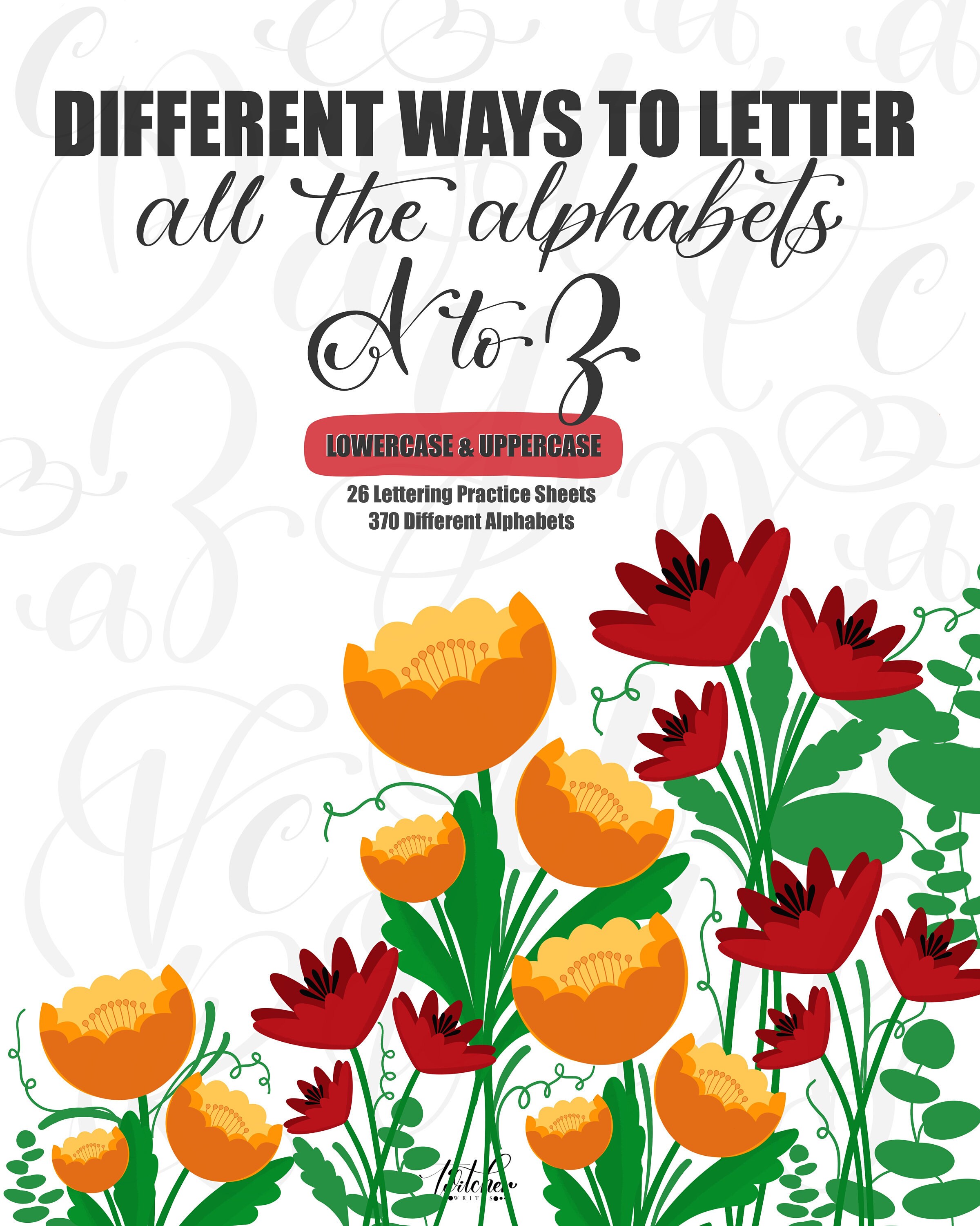 Lettering Variation A to Z (370 Different Alphabets) - Etsy