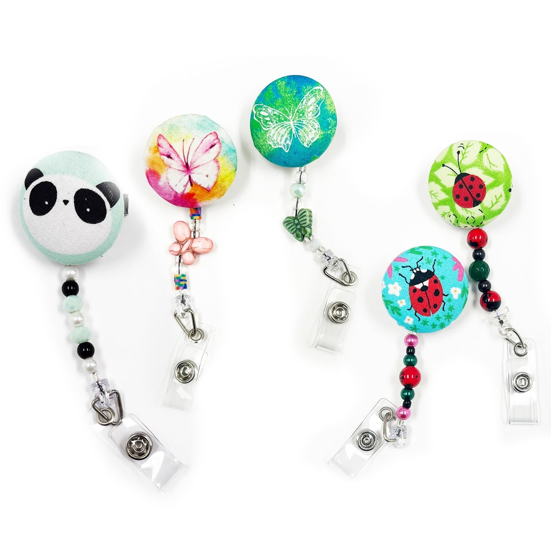 Fabric Badge Reel-animals or Insects-choose Your Reel - Etsy
