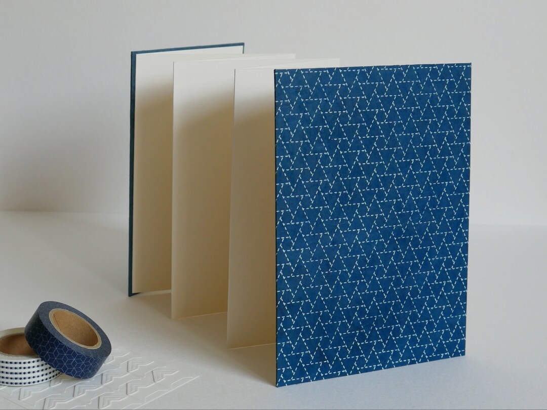 Triangles Album, Accordion Photo Album, 12.5x17.5 Cm, 14 White Pages ...