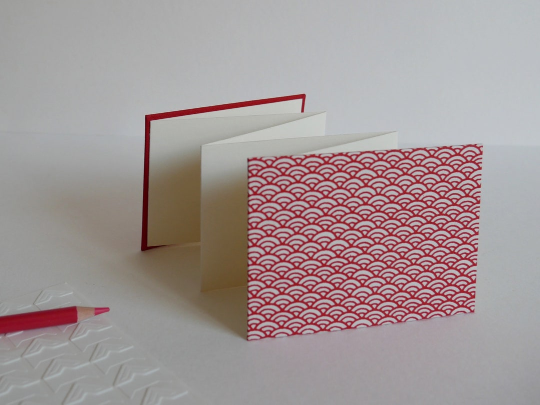 Red Waves Mini Album, Accordion Album for Mini Instant Photos. 11x8 Cm ...