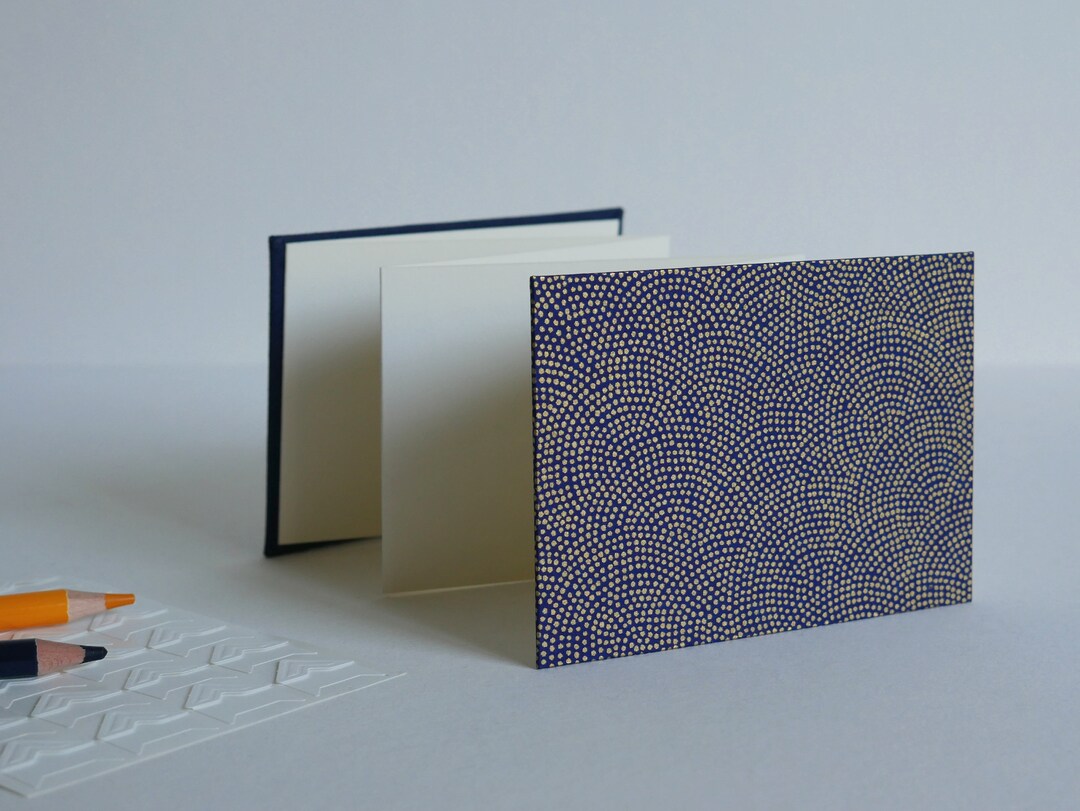 Blue and Gold Polka Dot Mini Album, Accordion Album for Mini Instant ...