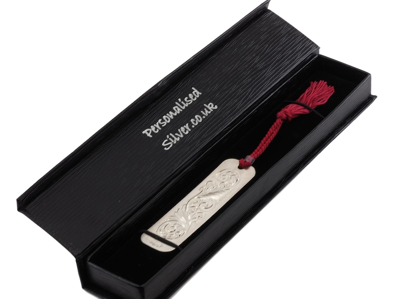 Handmade Sterling Silver Bookmark Hand Engraved Knot Design on - Etsy