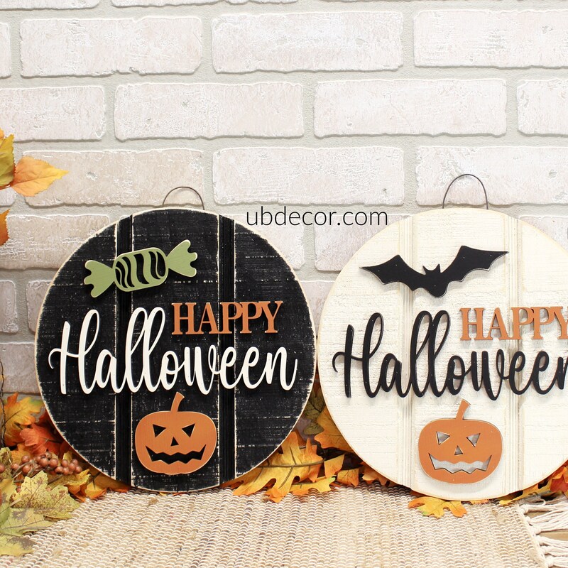 Halloween Door Sign - Etsy