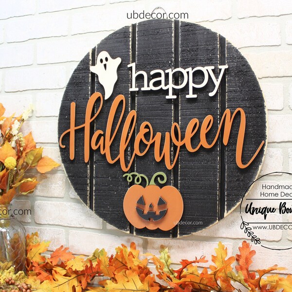 Halloween Door Sign - Etsy