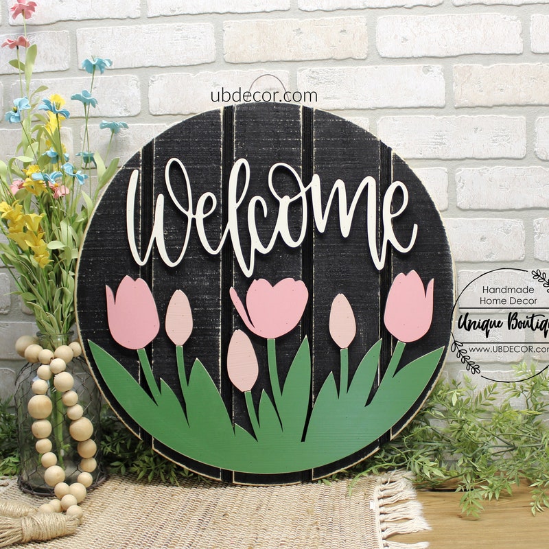 Small Spring Sign - Etsy