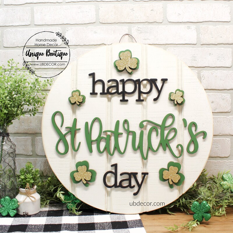 St Patrick Day Door Decor - Etsy