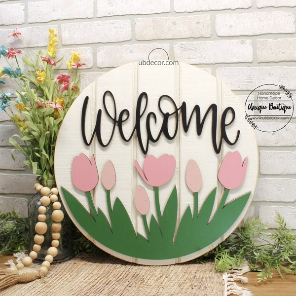 Spring Wreath - Etsy