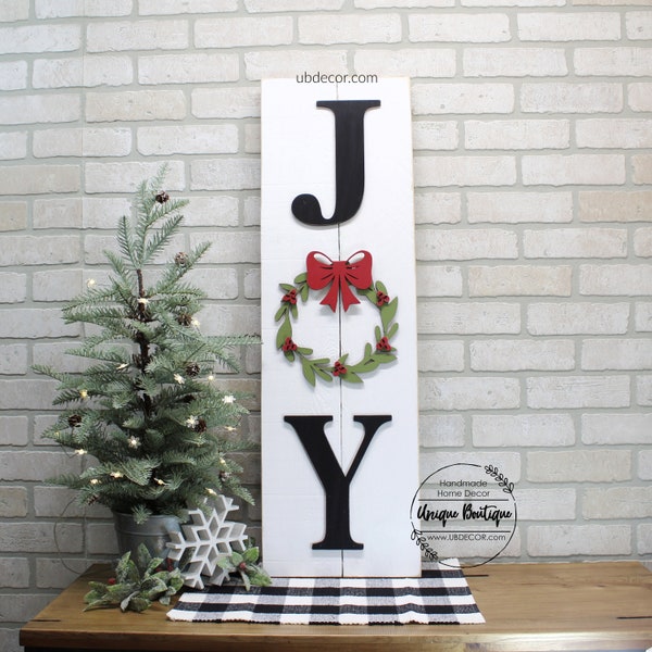 Wooden Joy Sign - Etsy