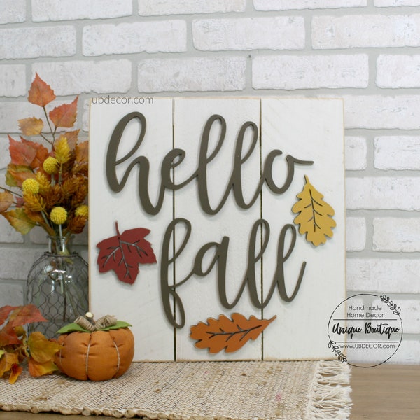 Fall Wood Signs - Etsy