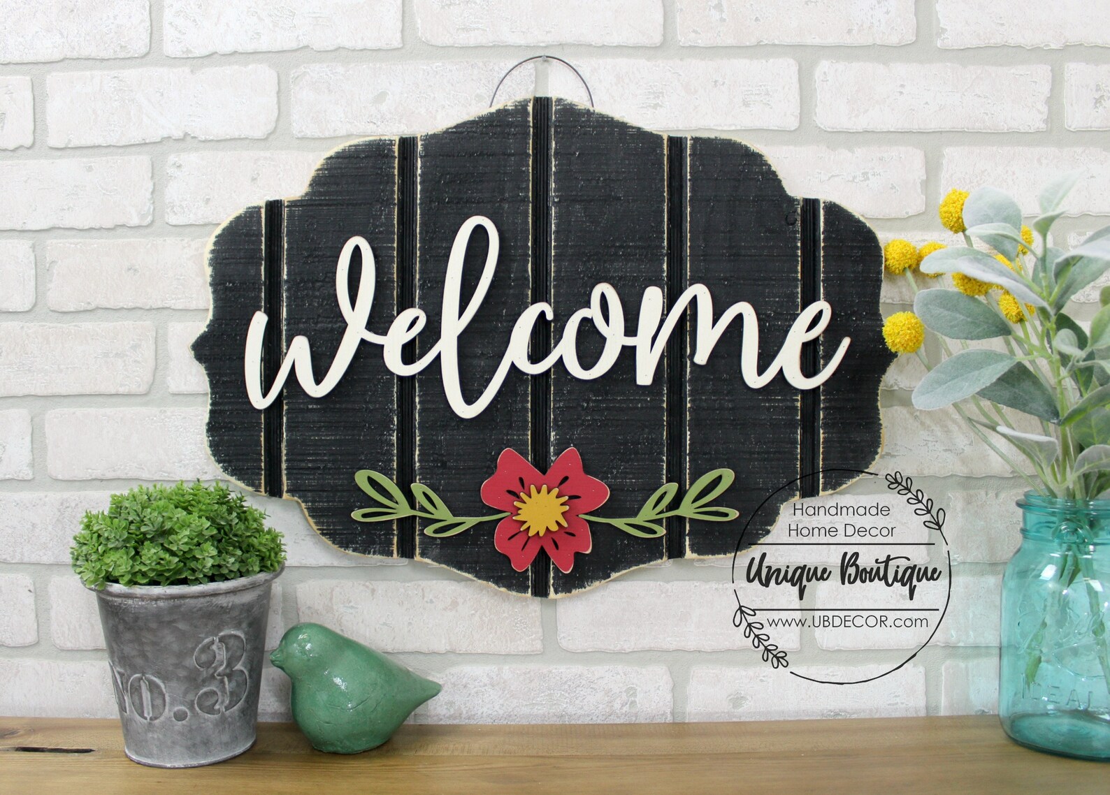 Modern Door Wreath, Front Door Decor, Welcome Door Hanger, Wood Shiplap ...