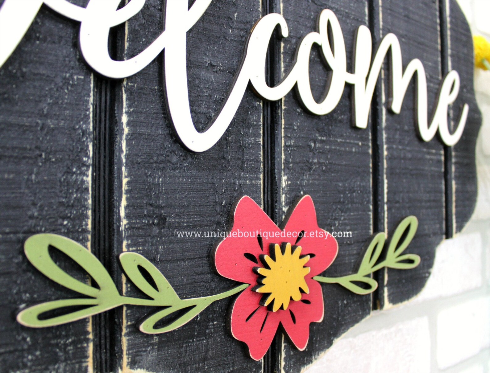 Modern Door Wreath Front Door Decor Welcome Door Hanger | Etsy