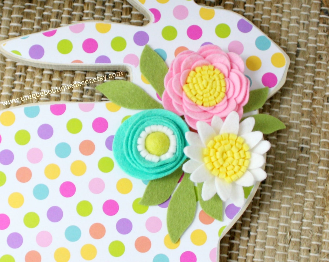 Easter Bunny Spring Sign Rustic Wall Hanging 11 - Etsy