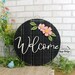 Spring Door Hanger Welcome Sign for Front Door Summer Door - Etsy