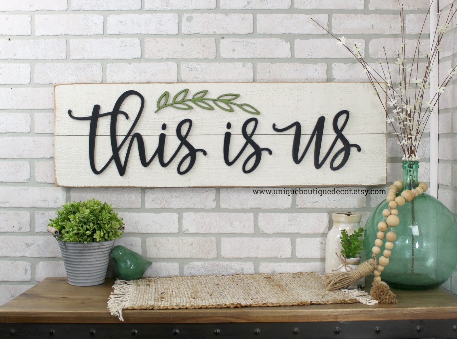 This is Us Sign Rustic Wall Decor Shiplap Sign Wedding | Etsy