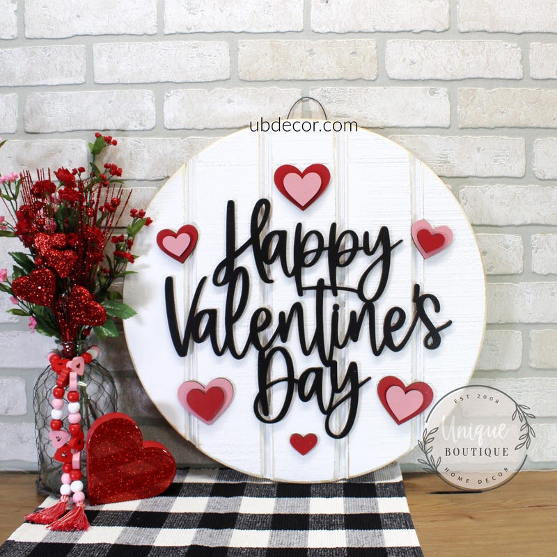 Valentine Door Decor - Etsy