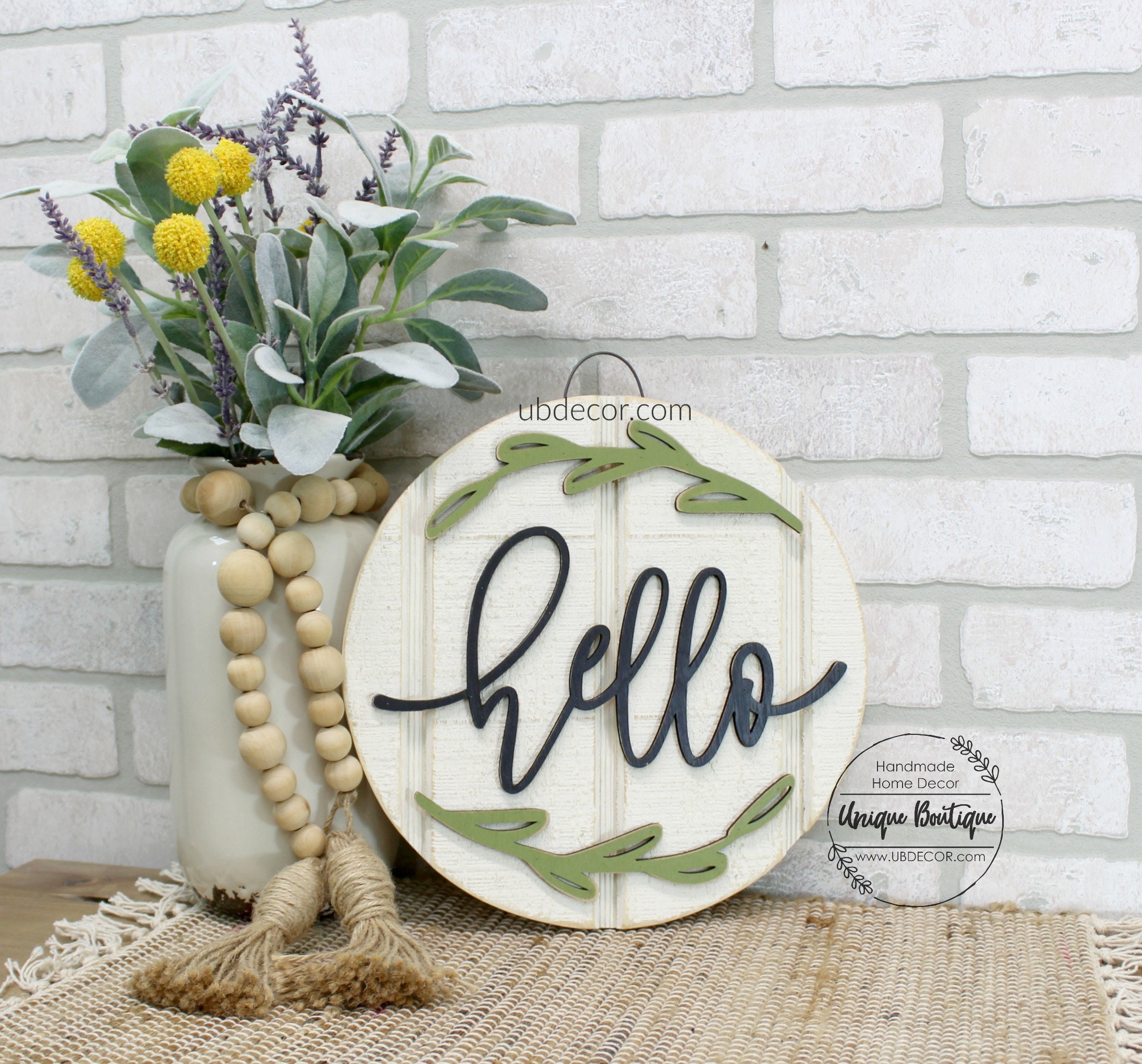 Mini Hello Sign 11 Small Wood Shiplap Sign Modern - Etsy
