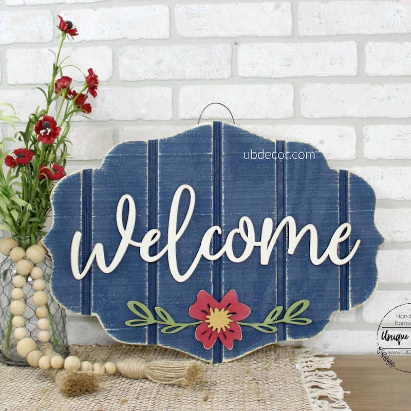 Summer Welcome Sign - Etsy